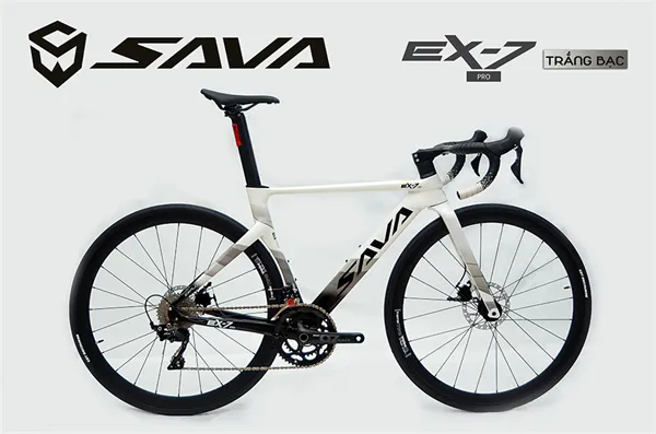 Xe đạp đua SAVA EX7 PRO tay đề lắc giá rẻ, chính hãng